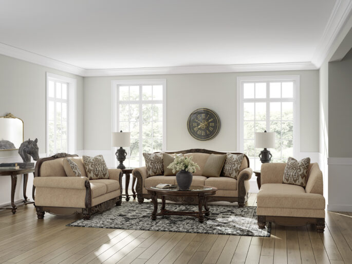 Trivietė sofa „Stanmore“ | Royal baldai | Amerikietiški Ashley baldai